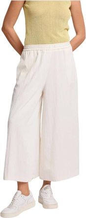 Kocca Femme, Pantalons, Blanc, Taille: 44 FR Pantalons larges &agrave; taille &eacute;lastiqu&eacute;e