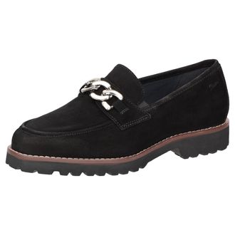 Sioux Damen Meredith Mokassin, Schwarz, 38.5 EU Weit