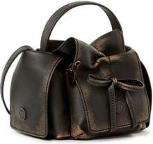 Acne Studios Mini sac bandoulière en cuir délavé