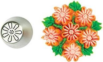 Silikomart Silikomart | Flower Tube 39, Mundstück aus Edelstahl für Sac a Poche, Loch für Blumendekorationen, Größe 25 mm