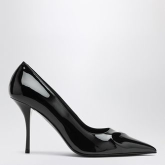 Alaia Pumps Le Coeur 3D 90 in schwarzem Lack
