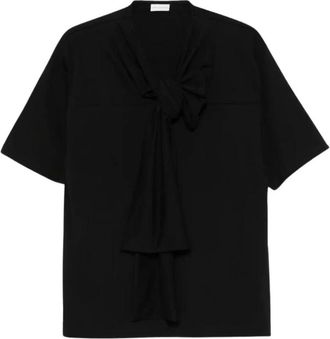 Dries Van Noten Homme, Tops, Noir, Taille: L T-Chemises