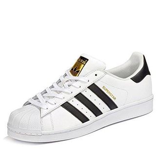 adidas Superstar C77124, Baskets Mixte Adulte, Blanc (Core Black/Footwear White), 43 1/3 EU
