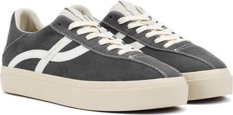 Pompeii Dart Herren Sneaker Aus Veloursleder In Grau