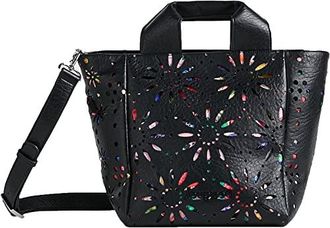 Desigual Bols_Dandelion Valdivia, Sac de Courses Femmes, Noir, Taille Unique