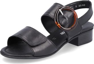 Remonte Damen Klassische Sandalen D0P53, Frauen Sandalen,Strandschuhe,Sandaletten,bequem,Sommerschuhe,Freizeitschuhe,offene,schwarz,37 EU / 4 UK