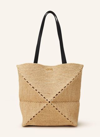 Loewe Shopper Puzzle Fold Medium beige