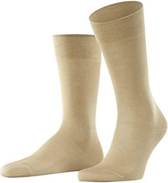 Falke Sensitive Malaga, Chaussettes Homme, Coton, Beige (Sand 4320), 43-46 (1 Paire)