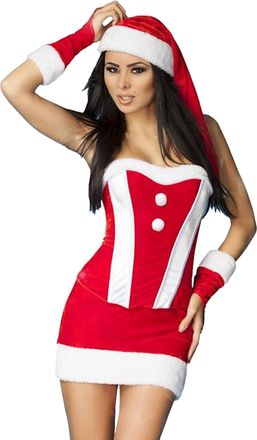 Chilirose Neglige 6-tlg. Weihnachts-Set CR3719