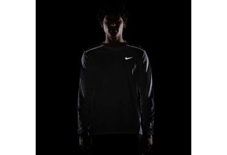 Nike Laufshirt M NK DF UV MILER LS TOP f&uuml;r Erwachsene, Kurzarm, atmungsaktiv, schnell trocknend