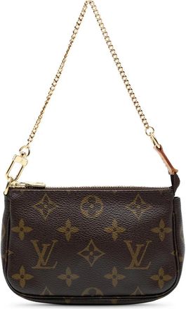 Louis Vuitton Crossbody Bags - Monogram Mini Pochette Accessoires - Gr. unisize - in Braun - für Damen