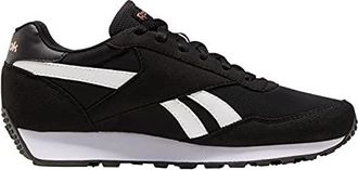 Reebok Rewind Run, Chaussures de Course Femme, Core Black/White/Blush Metal, 40.5 EU