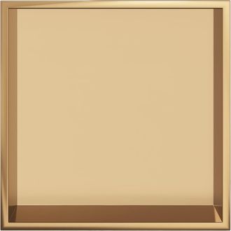Generic Einbau-Wandregal, Eingebettetes Schwebendes Nischenregal, Wandmontierter Aufbewahrungsorganisator für Badezimmer, Küche und Wohnzimmer (Gold)