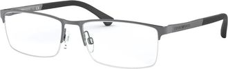 Emporio Armani Homme, Accessoires, Gris, Taille: 55 MM Lunettes Ea1041 en Bleu
