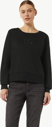 Comma Sweatshirt Sweatshirt Sweatshirt mit Artwork und Rippbündchen