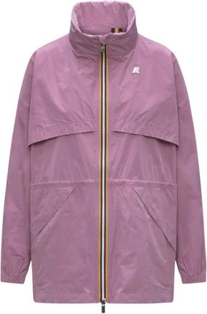 K-Way Femme, Manteaux, Violet, Taille: 42 FR Aubeline Memory Touch