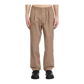 Paura Homme, Pantalons, Beige, Taille: S Pantalon Plissé Gerard
