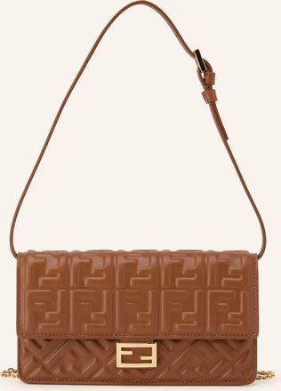 Fendi Wallet On Chain Baguette braun