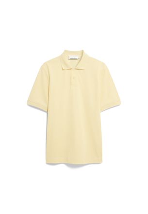 Armedangels Herren Polo T-Shirt aus Bio-Baumwolle MAARIO Regular Fit Early Yellow