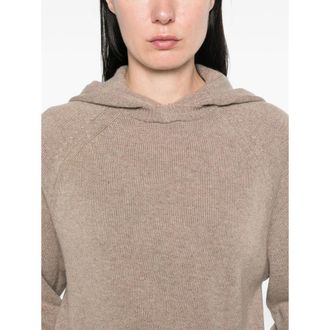 Max Mara Hooded Cashmere Sweater - Beige