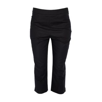 Moschino Schwarze Stylische Hose - - Trousers - Damen - Schwarzk - S