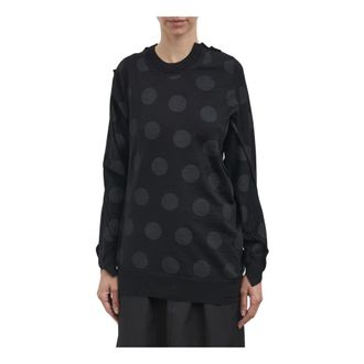 Junya Watanabe Gepunkteter Wollpullover - - Knitwear - Damen - Schwarzk - M