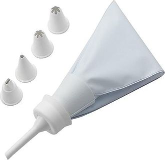 Pedrini Gadget Dekorationssack mit 5 T&uuml;llen, Wei&szlig;