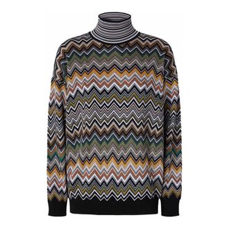 Missoni Multicolor Chevron Pullover - - Knitwear - Damen - Mehrfarbig - S
