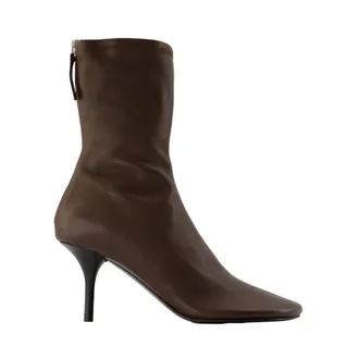 Acne Studios Femme, Chaussures, Brun, Taille: 35 EU Leather Ankle Boot
