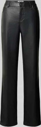 Review Straight Fit Hose in Leder-Optik