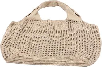 Yardwe Sac &agrave; Main &eacute;t&eacute; Femme Cabas Plage Crochet Ajour&eacute; Capacit&eacute; Importante Bandouli&egrave;re Pratique pour Vacances et Sorties