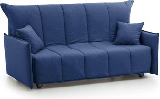 Talamo Italia Schlafsofa Allyson, 3-Sitzer-Sofa, 100% Made in Italy, Wohnzimmersofa mit Trolley-&Ouml;ffnung, aus gepolstertem Stoff, mit Standard-Armlehnen, Cm