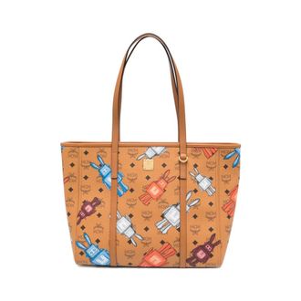 MCM Mcm, Femme, Sacs, Brun, Taille: ONE Size Tote Bag