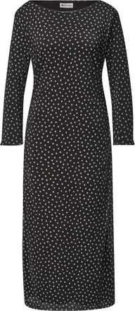 Street One Midikleid Sommerkleid mit Punkten / Seitliche Raffung