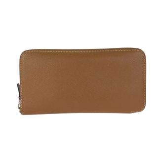 Herm&egrave;s Pre-owned Azap Long Silkin Wallet Brown - Femme - Pre-owned - Brun - Taille: ONE Size