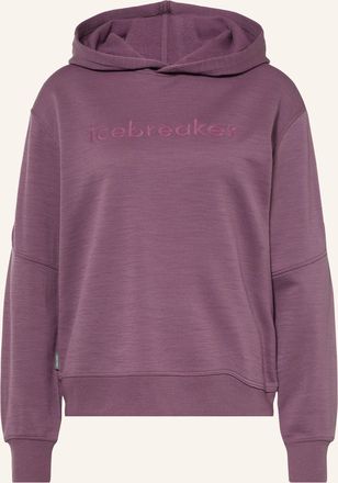 Icebreaker Hoodie 360 Realfleece Elemental Aus Merinowolle lila