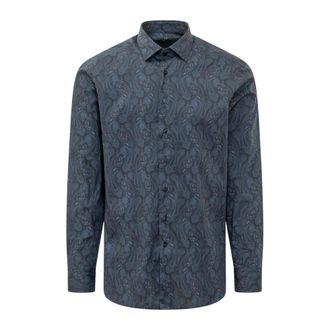 Etro Roma Hemd - - Shirts - Herren - Blau - M