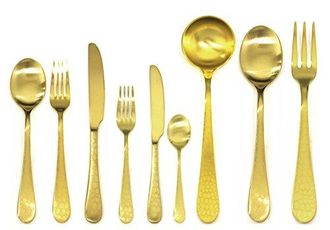 Mepra Mepra Tigre Ice ORO Besteck, 75 Stück