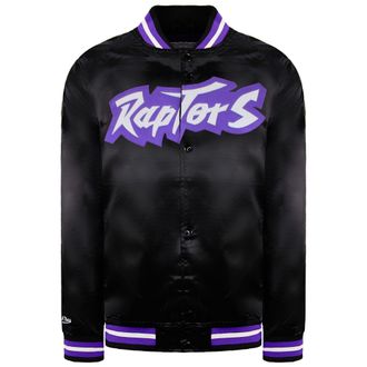 Mitchell & Ness NBA Toronto Raptors Leichte Herren Satin Bomberjacke