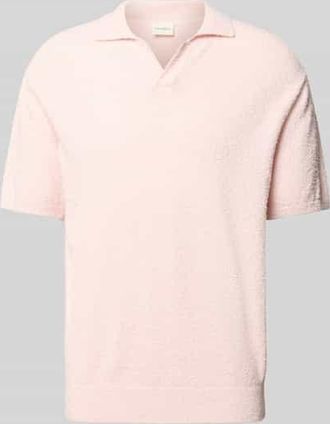 Closed Regular Fit Poloshirt in Strick-Optik
