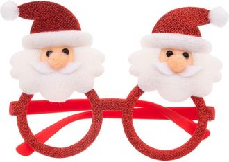 F&eacute;&eacute;ric Lights & Christmas Weihnachtsmann Glitzer Brille