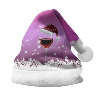 Generic Chapeaux de No&euml;l pour adultes et enfants - Bonnet tricot&eacute; doux et souple - Tress&eacute;, rose clair, 15-60 Years