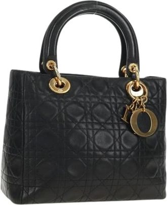 Dior Sac &agrave; main vintage doccasion - Femme - Pre-owned - Noir - Taille: ONE Size