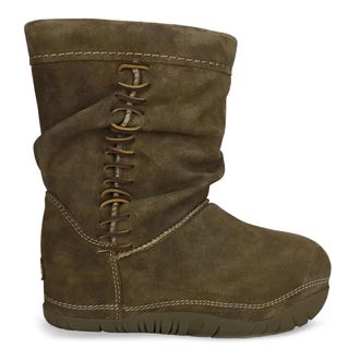 UGG Bottes Classic Bucked - Femme - Chaussures - Vert - Taille: 39 EU