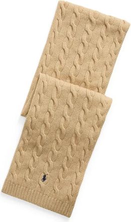 Polo Ralph Lauren &Eacute;charpe en laine et cachemire - Homme - Accessoires - Brun - Taille: ONE Size