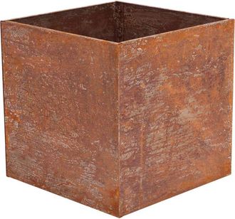 Esschert Design Esschert Design - Jardini&egrave;re en acier corten rouille 38 x 38 x 38 cm