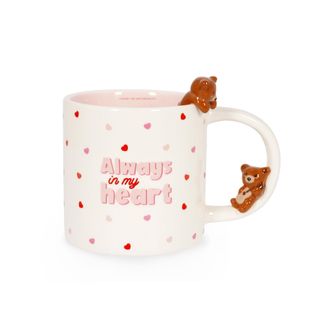 Legami Legami - Tasse aus Steinzeug - Too Cute to Handle, Motiv Teddy Bear, sp&uuml;lmaschinengeeignet, Fassungsverm&ouml;gen 350 ml