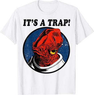 Star Wars Admiral Ackbar Its A Trap Circle Poster T-Shirt