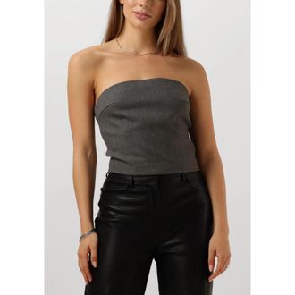 Notre-V Nv-Ellen &Auml;rmelloses Top - - Tops - Damen - Grau - S