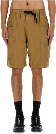 South2 West8 Homme, Shorts, Vert, Taille: S Belted C.s. Short - Cotton Twill